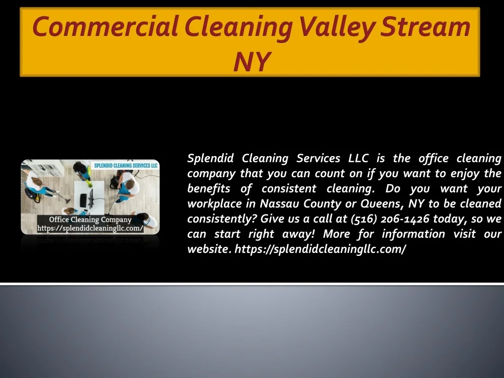 PPT - Commercial Cleaning Valley Stream NY PowerPoint Presentation ...