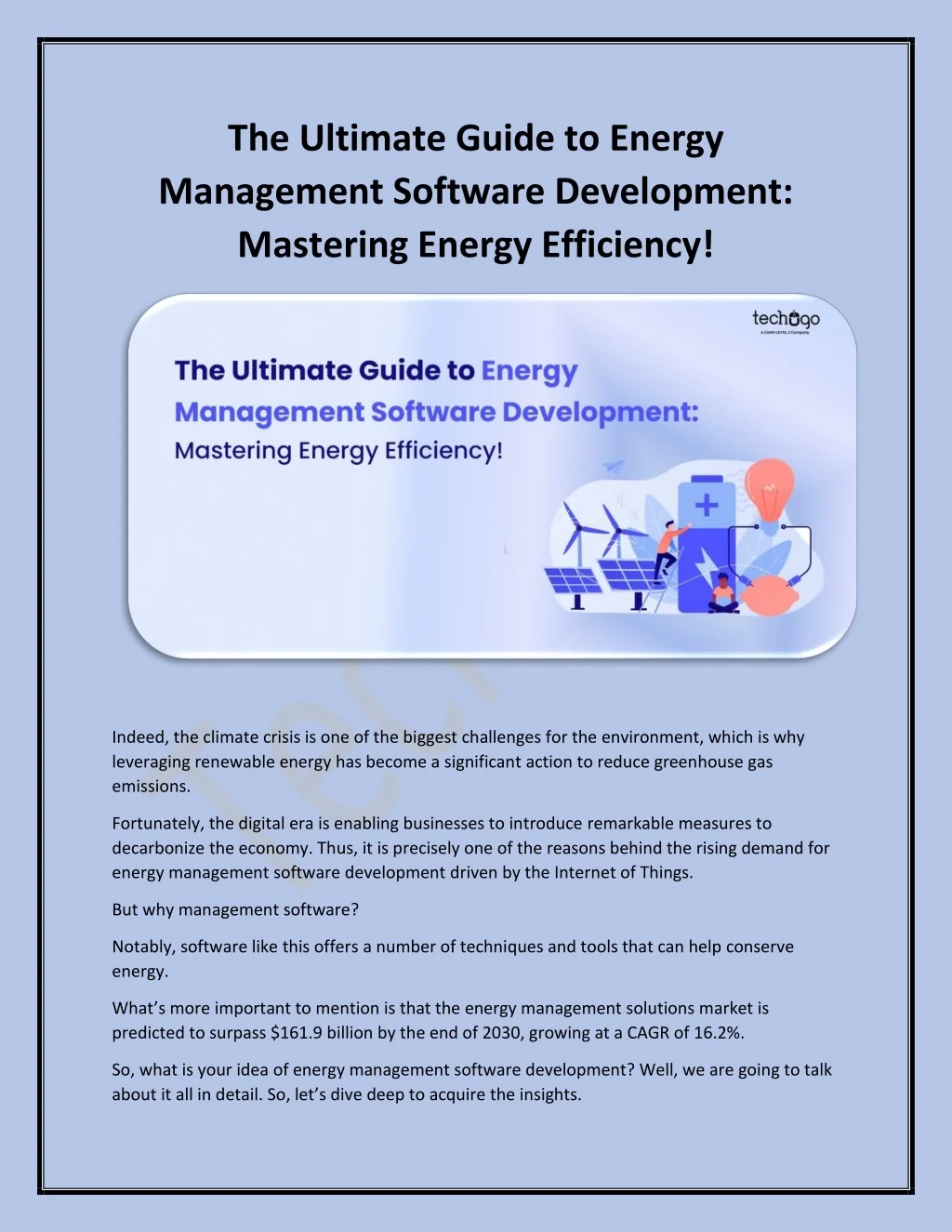 PPT - The Ultimate Guide to Energy Management Software Development ...