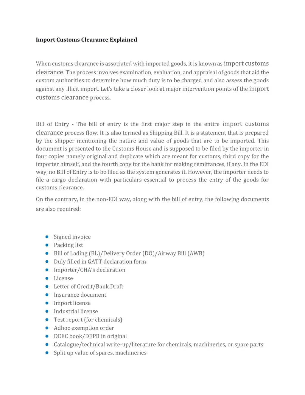 PPT - Import Customs Clearance Explained PowerPoint Presentation, free ...