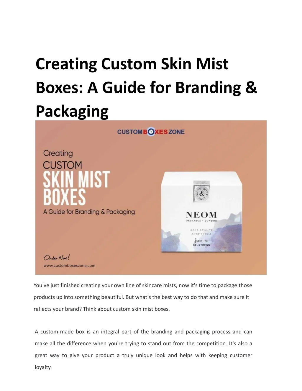 PPT - Creating-Custom-Skin-Mist-Boxes-A-Guide-for-Branding-_-Packaging ...