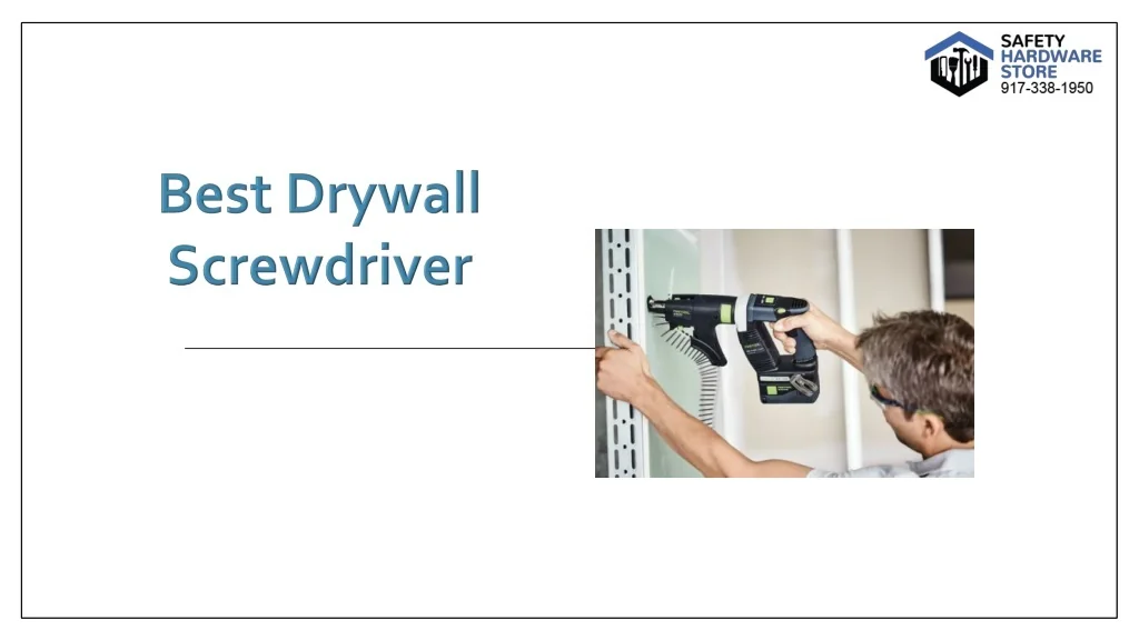 PPT - Best Drywall Screwdriver PowerPoint Presentation, free download ...