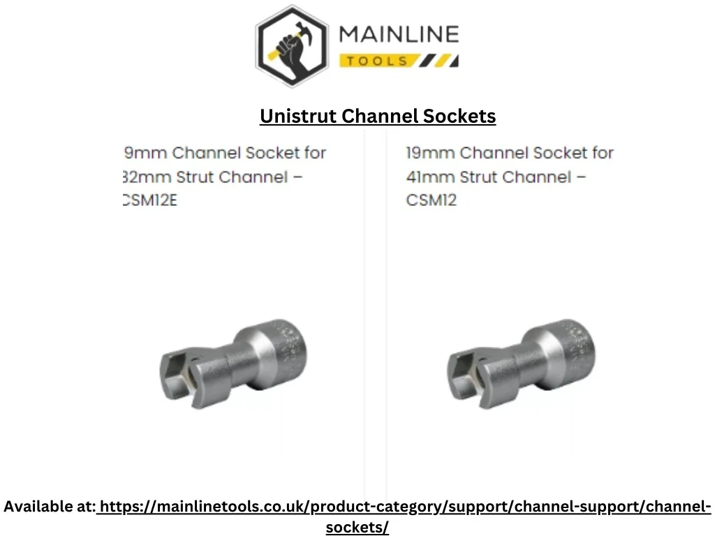 PPT - Unistruct Channel Sockets PowerPoint Presentation, free download ...