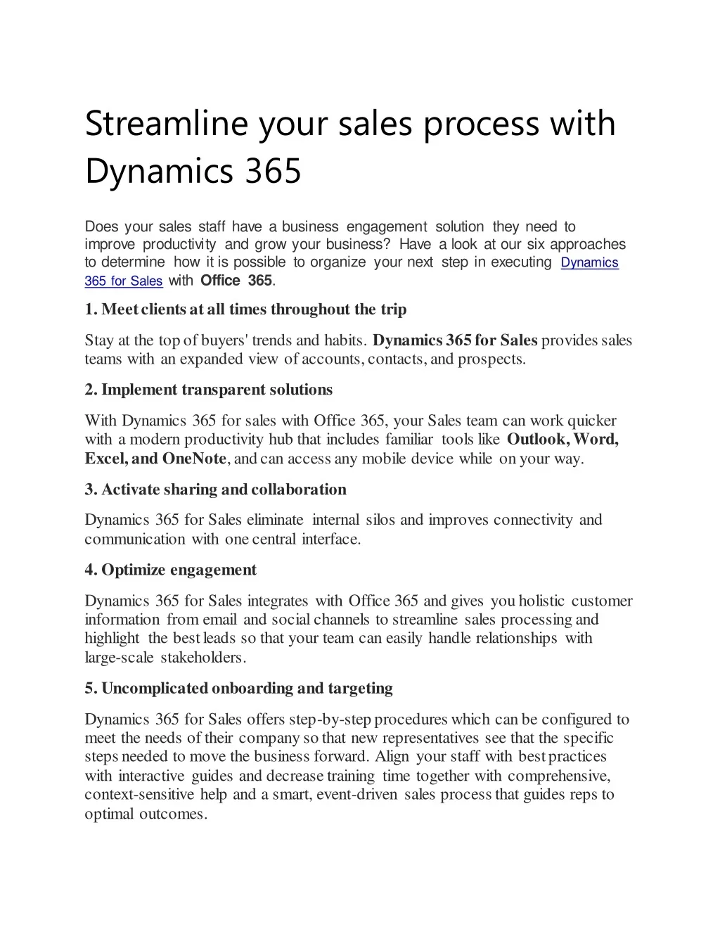 PPT - Streamline your sales process with Dynamics 365 PowerPoint Presentation - ID:12140055