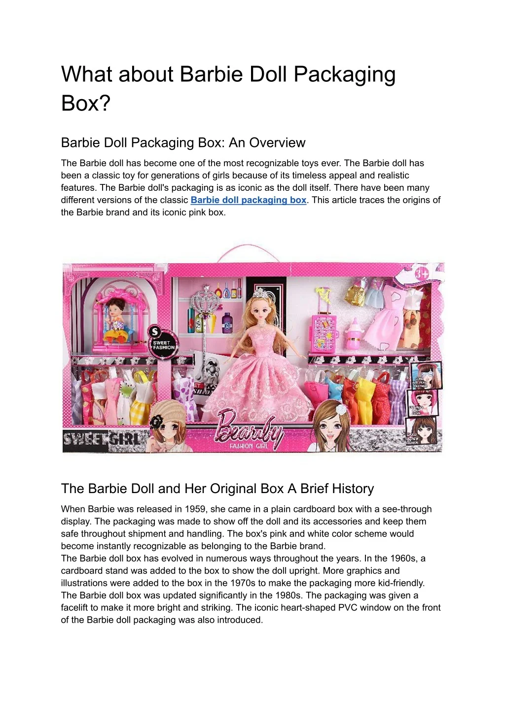 PPT - 07-What about Barbie Doll Packaging Box03-05-2023 PowerPoint ...