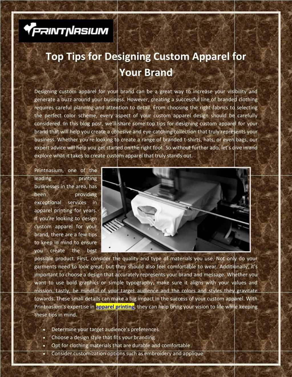 PPT - Top Tips for Designing Custom Apparel for Your Brand PowerPoint ...