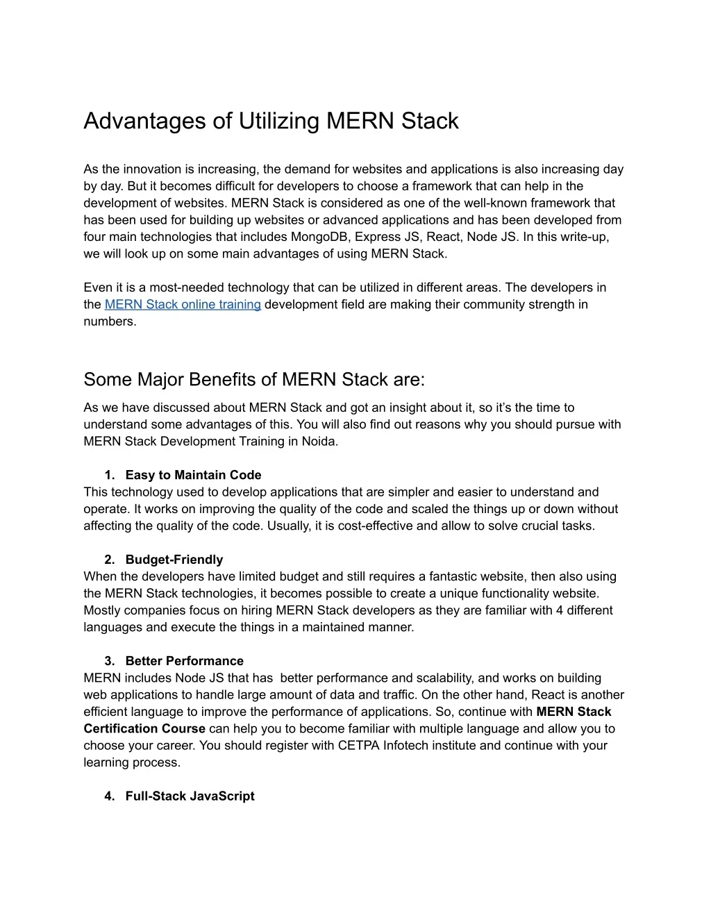 PPT - Advantages of Utilizing MERN Stack - Google Docs PowerPoint ...