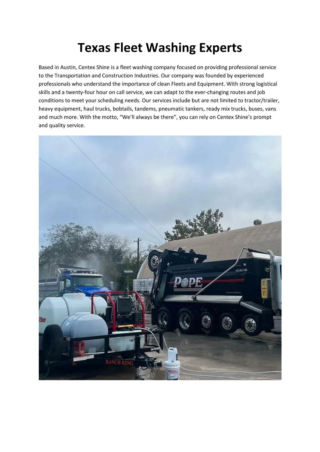 PPT - Texas Fleet Washing Experts PowerPoint Presentation, free ...