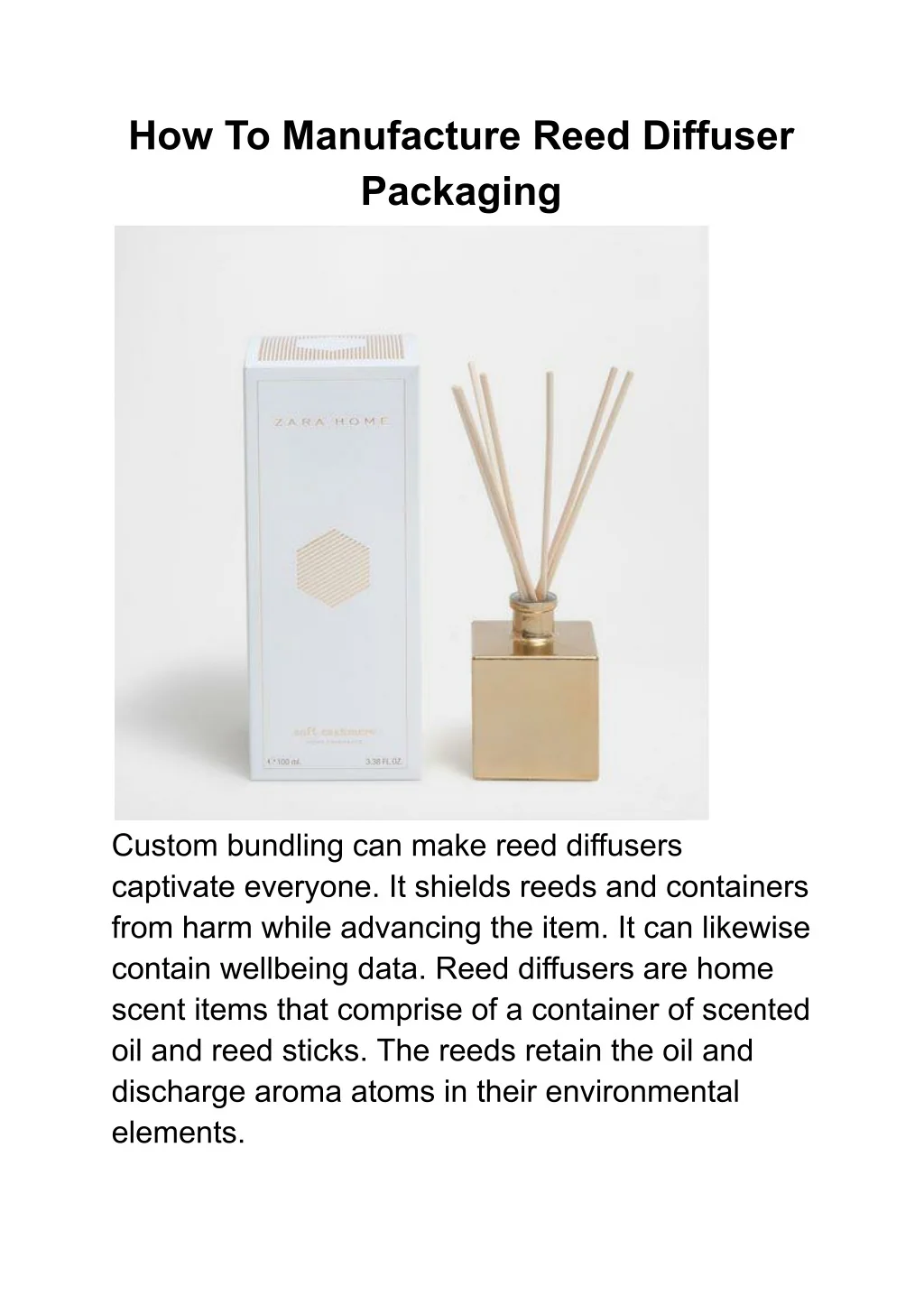 PPT - How To Manufacture Reed Diffuser Packaging PowerPoint Presentation - ID:12148987