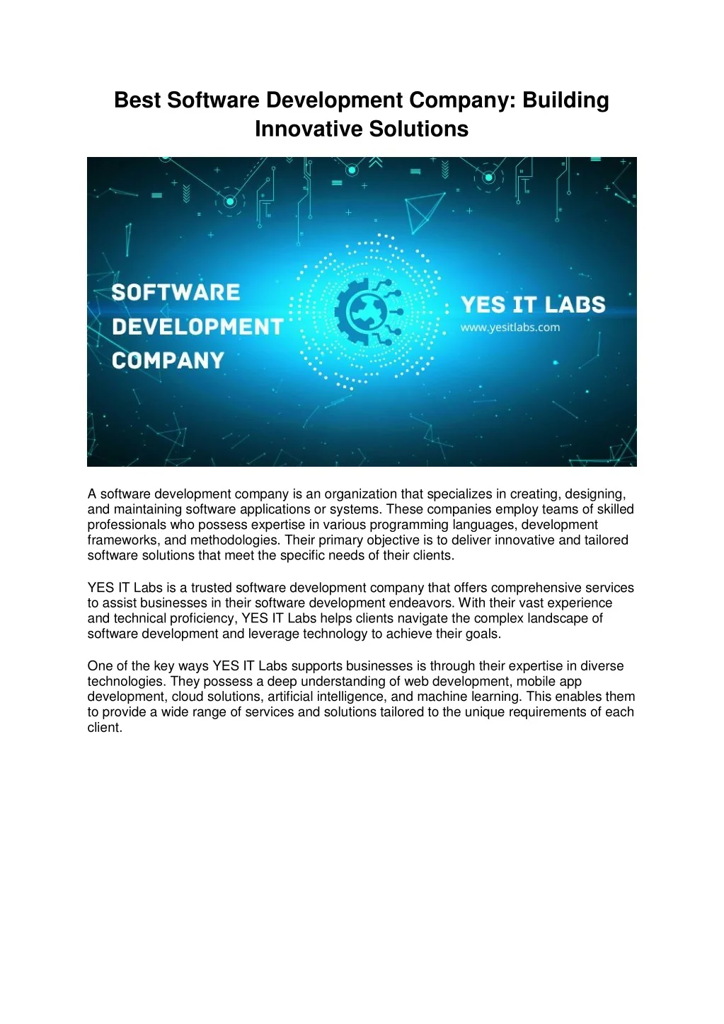 PPT - Best Software Development Company PowerPoint Presentation, free ...