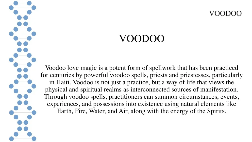 PPT - The Power Of Voodoo Spells For Your Love Life PowerPoint ...