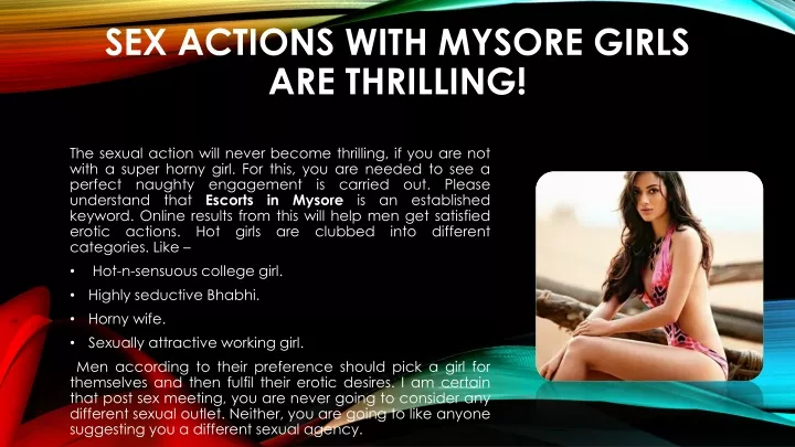 Ppt Sex Actions With Mysore Girls Are Thrilling Powerpoint