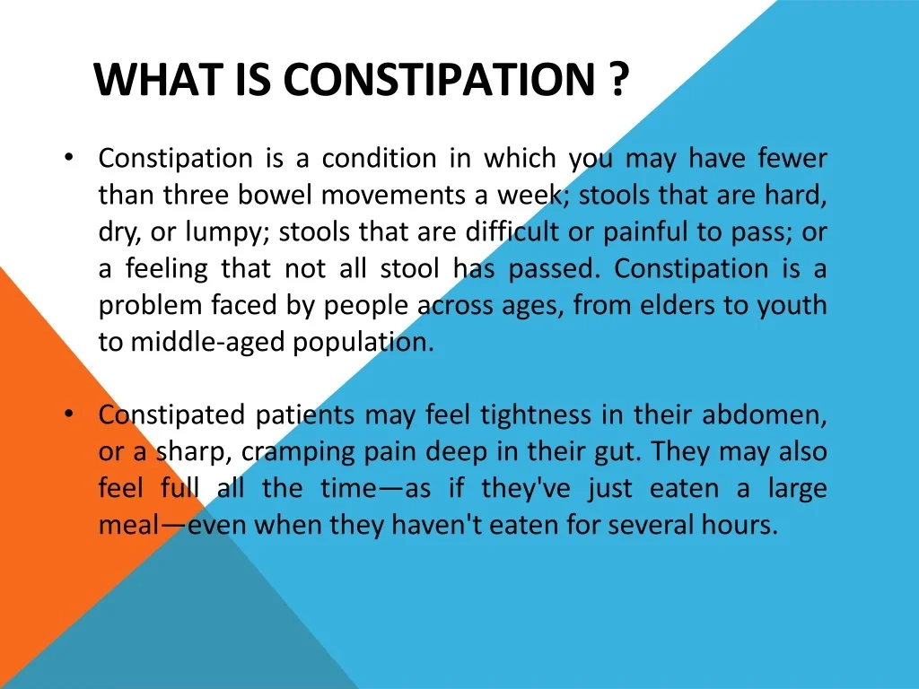 PPT - Constipation Ayurvedic Medicine || Constipation Treatment in ...