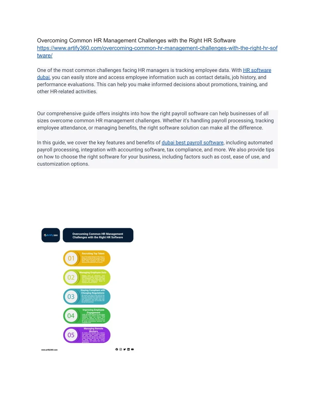PPT - Overcoming Common HR Management Challenges with the Right HR ...