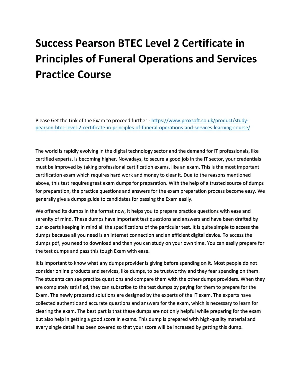 PPT - Success Pearson BTEC Level 2 Certificate in Principles of Funeral ...