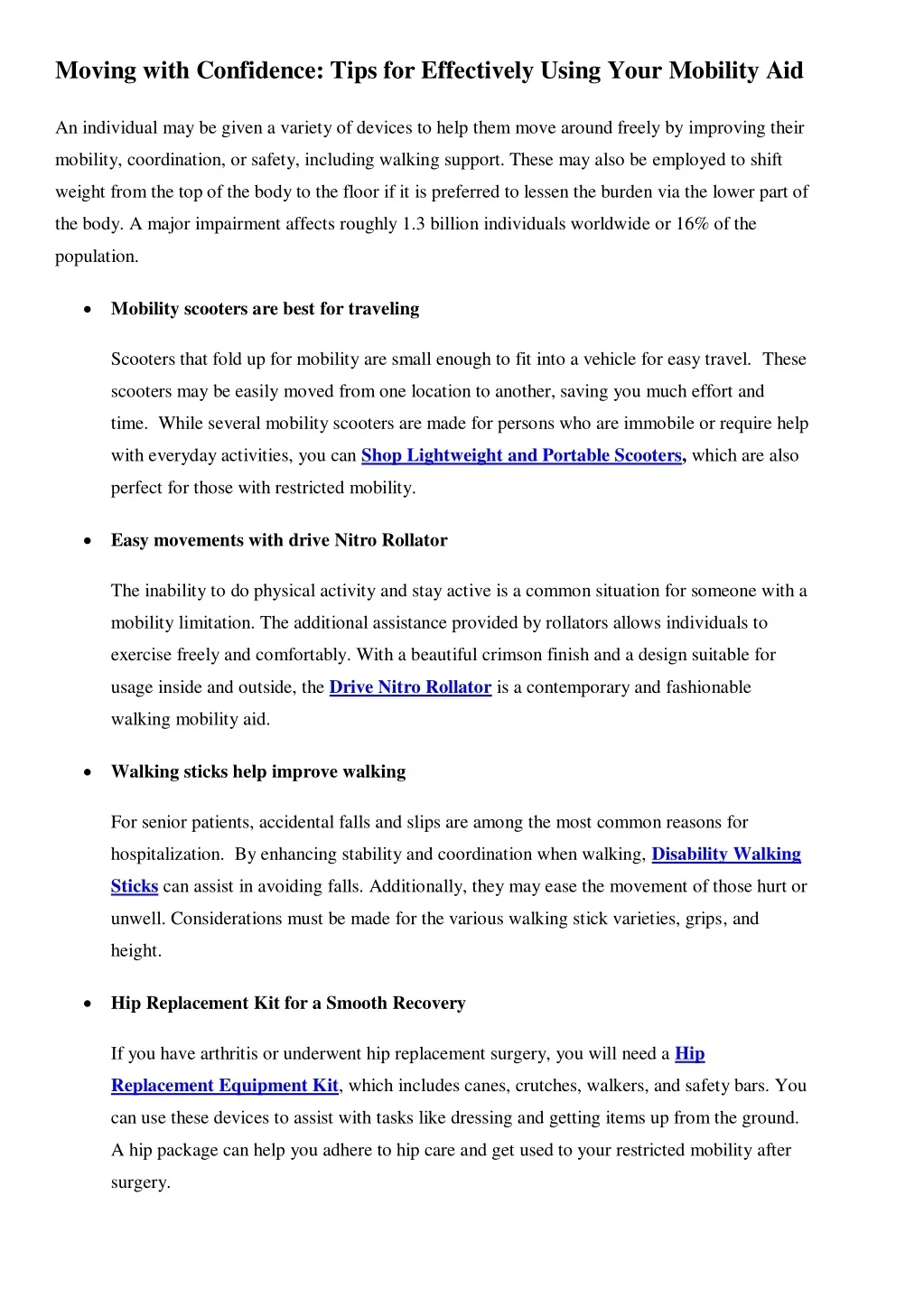 PPT - Moving with Confidence: Tips for Effectively Using Your Mobility ...