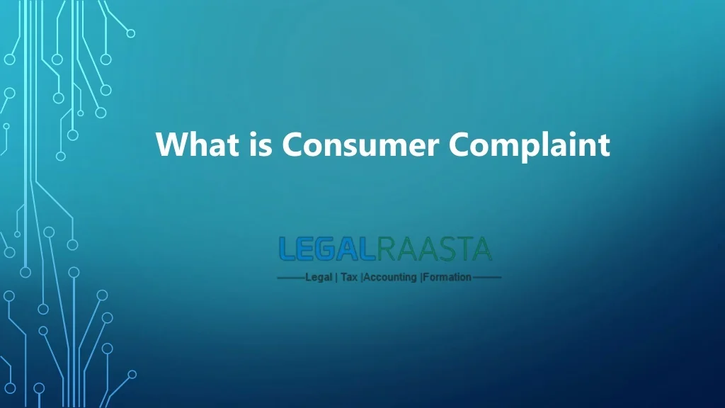 PPT - How to file consumer complaint in india PowerPoint Presentation ...