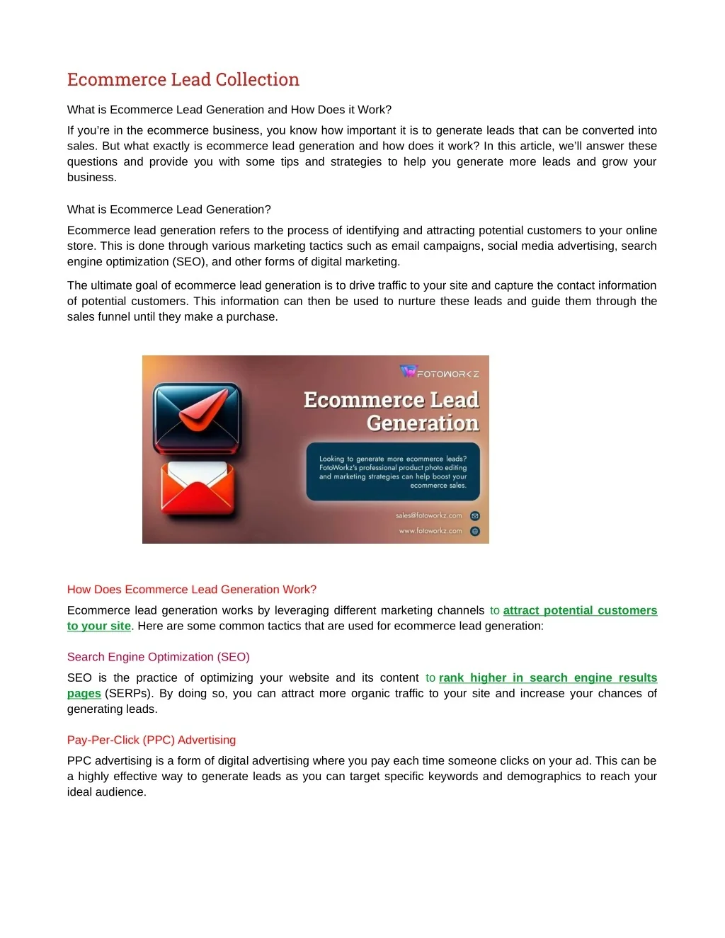 PPT - Ecommerce Lead Collection PowerPoint Presentation, free download - ID:12164156