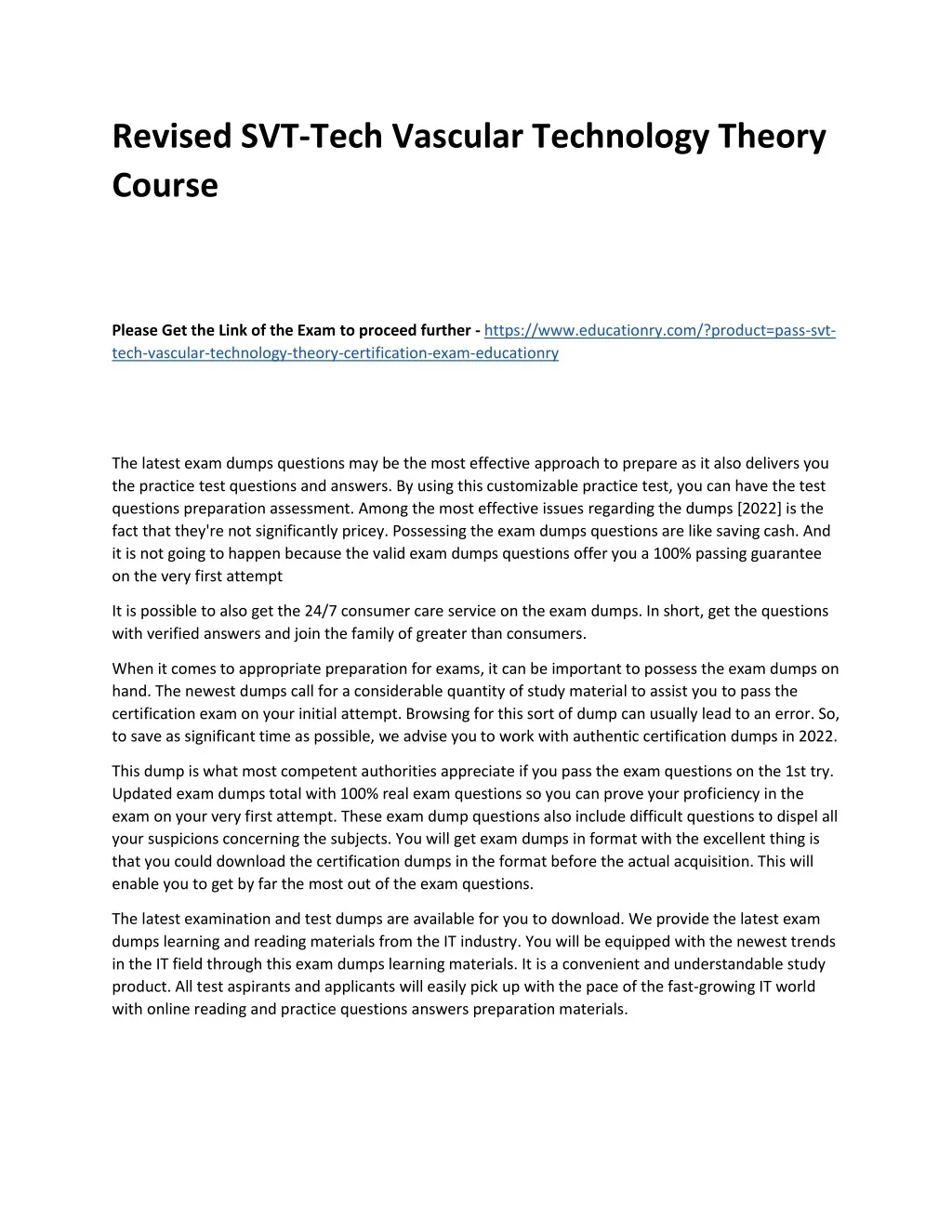 PPT - SVT-Tech Vascular Technology Theory PowerPoint Presentation, free ...