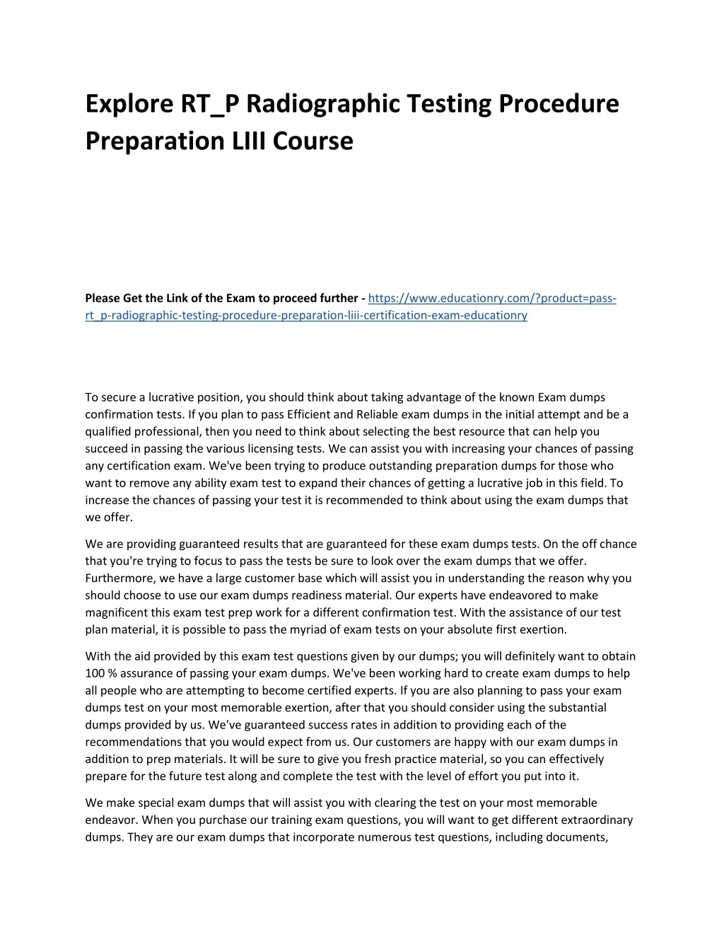 PPT - RT_P Radiographic Testing Procedure Preparation LIII PowerPoint ...