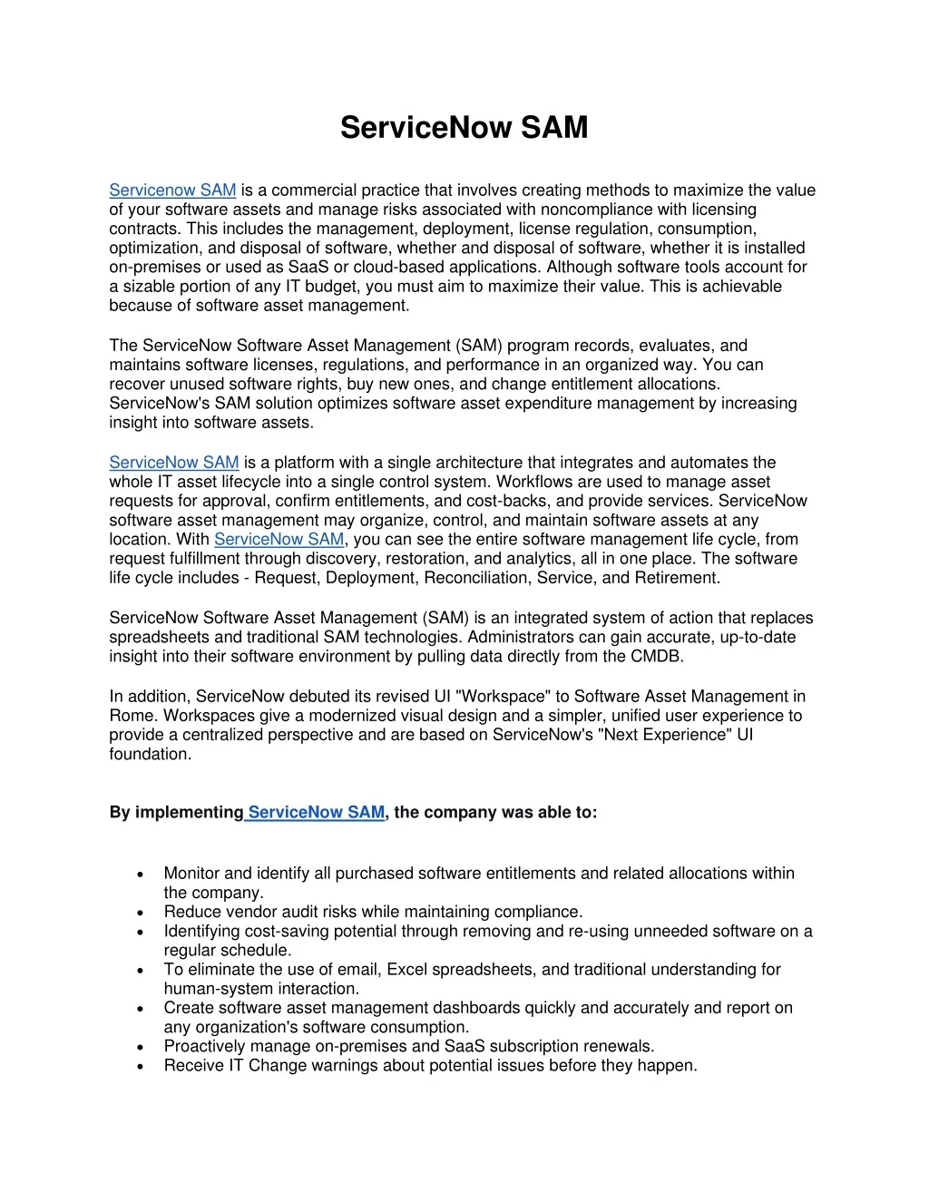 PPT - ServiceNow SAM PowerPoint Presentation, free download - ID:12168060