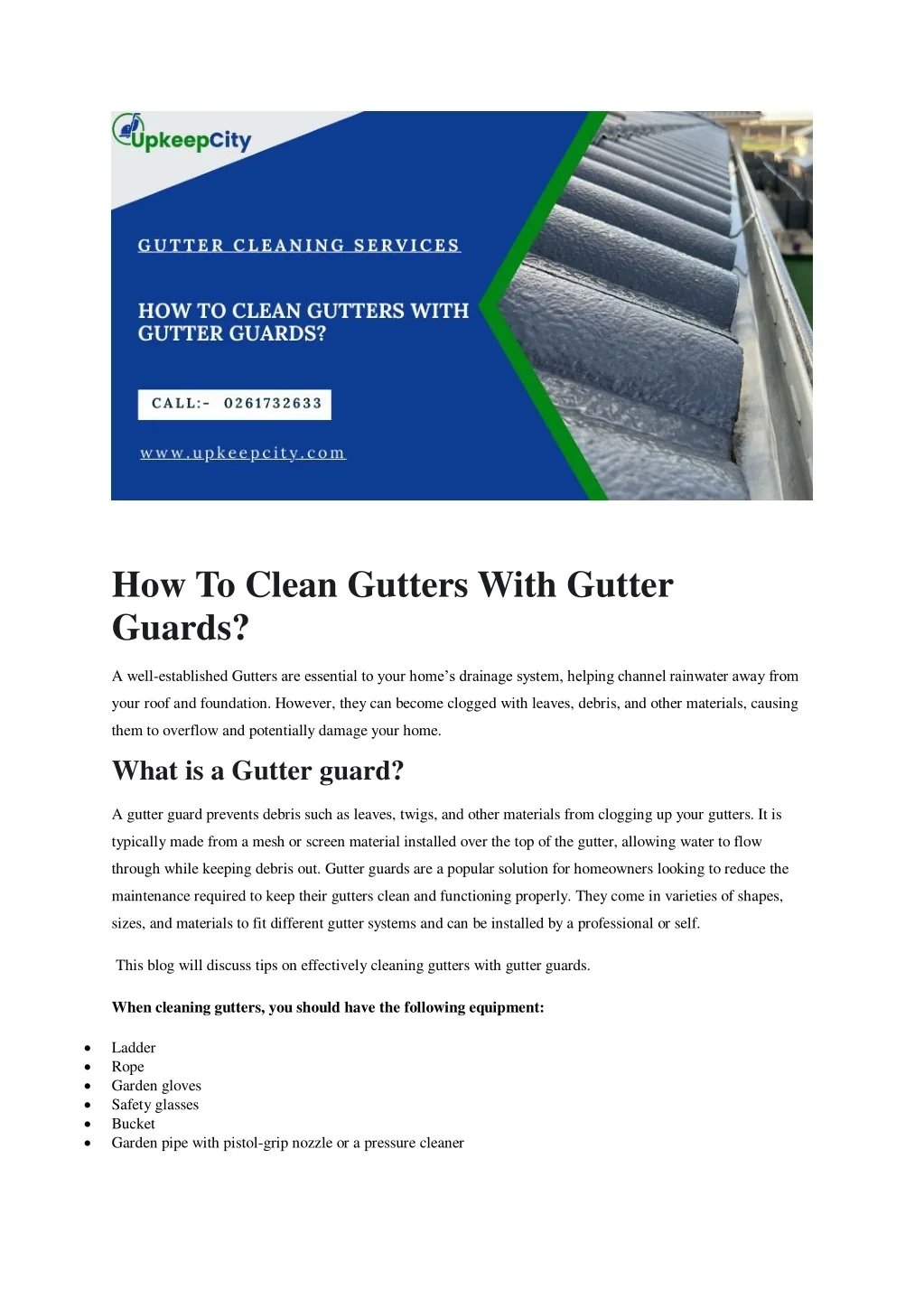 PPT - How To Clean Gutters With Gutter Guards PowerPoint Presentation ...