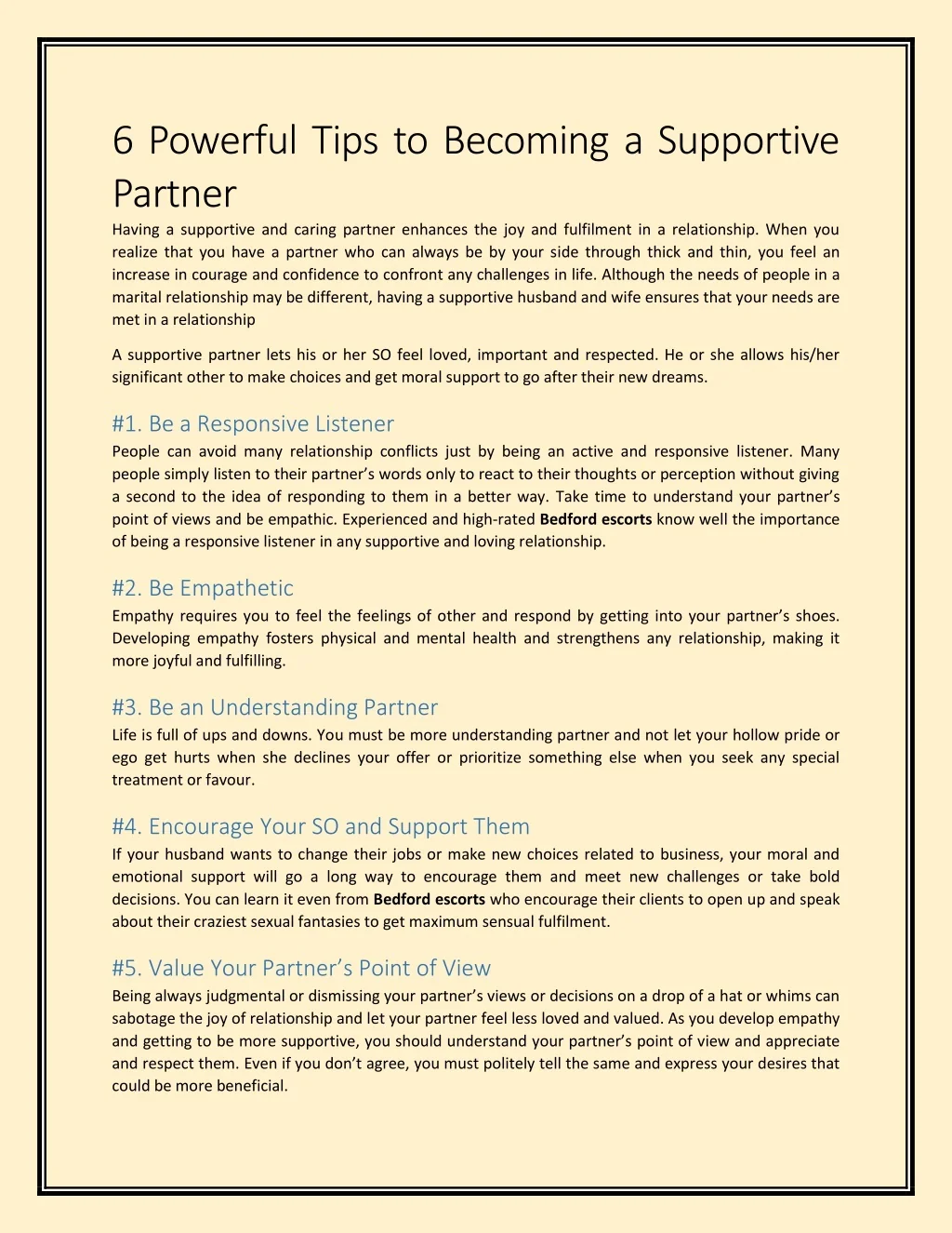 PPT - 6 Powerful Tips to Becoming a Supportive Partner PowerPoint ...