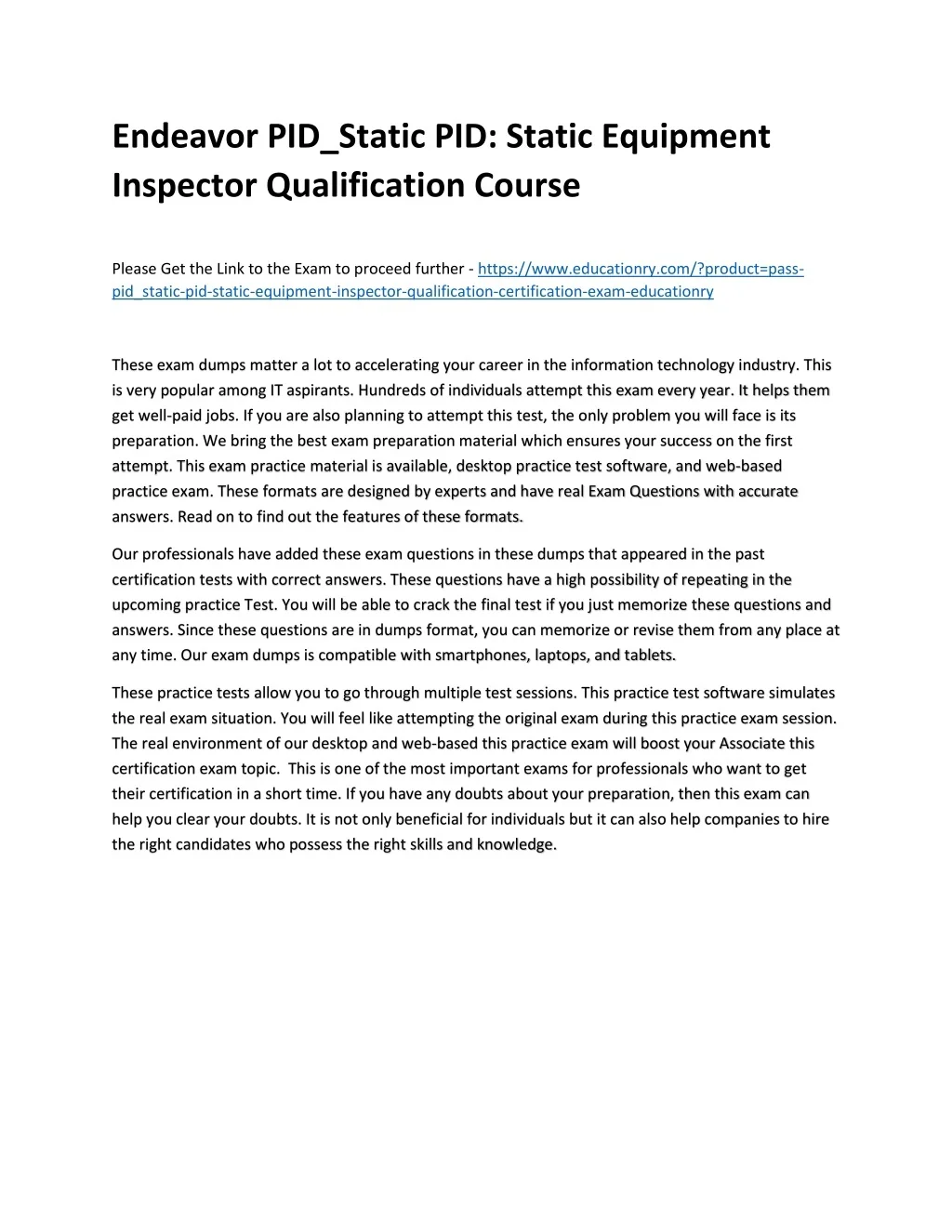 PPT - PID_Static PID: Static Equipment Inspector Qualification ...