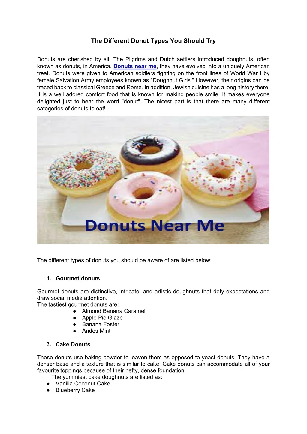 PPT - The Different Donut Types You Should Try PowerPoint Presentation ...