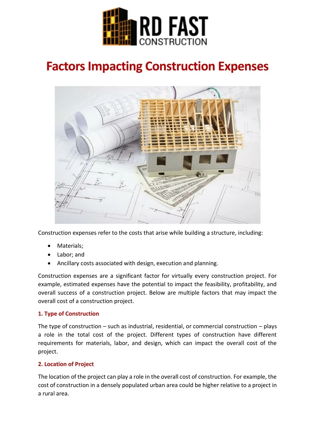 PPT - Factors Impacting Construction Expenses PowerPoint Presentation ...