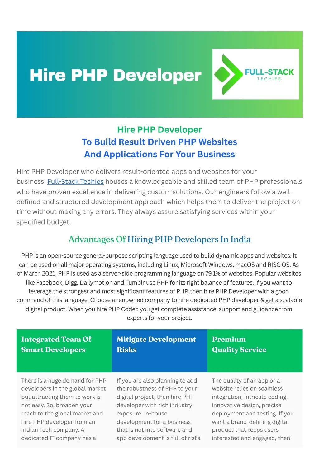 PPT - Hire PHP Developer PowerPoint Presentation, free download - ID ...