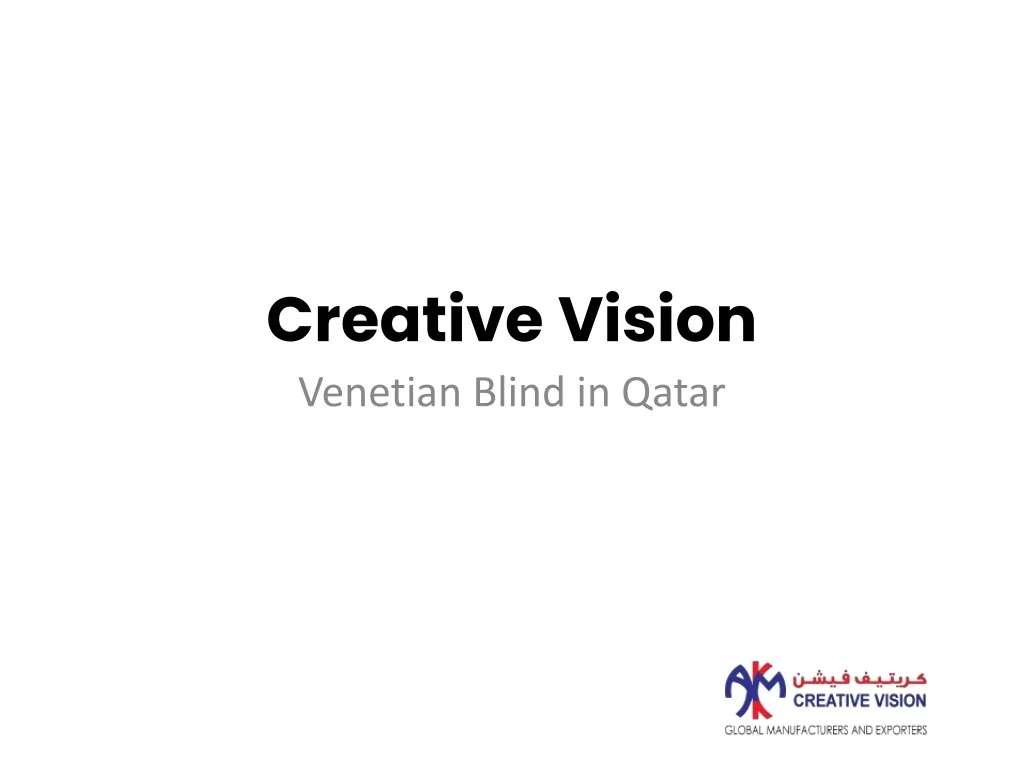 PPT - Creative Vision PowerPoint Presentation, free download - ID:12181550