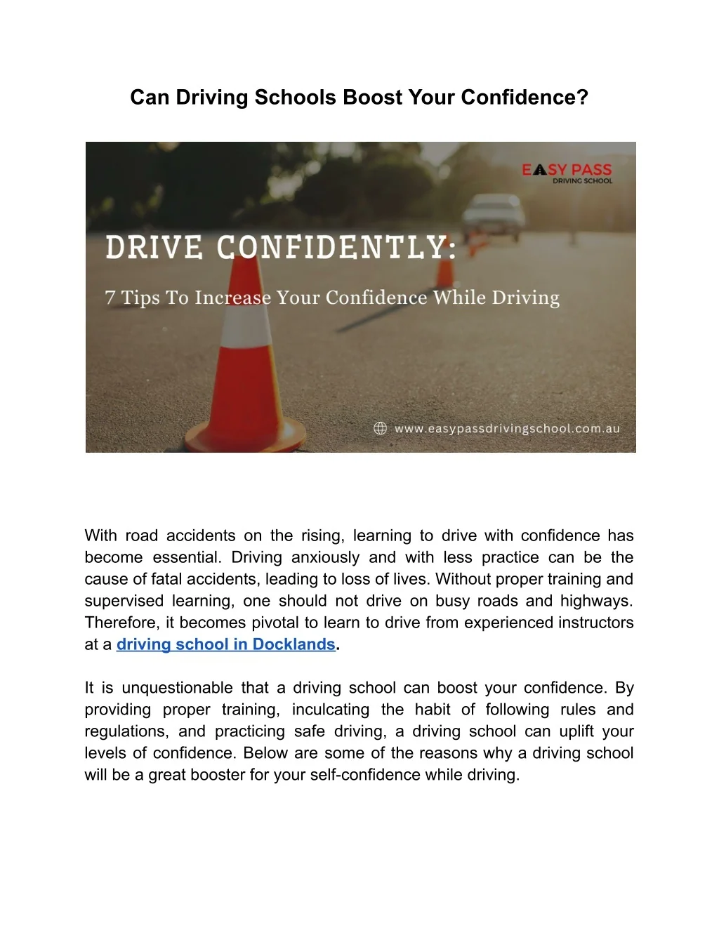 PPT - 7 Tips To Increase Your Confidence While Driving PowerPoint ...