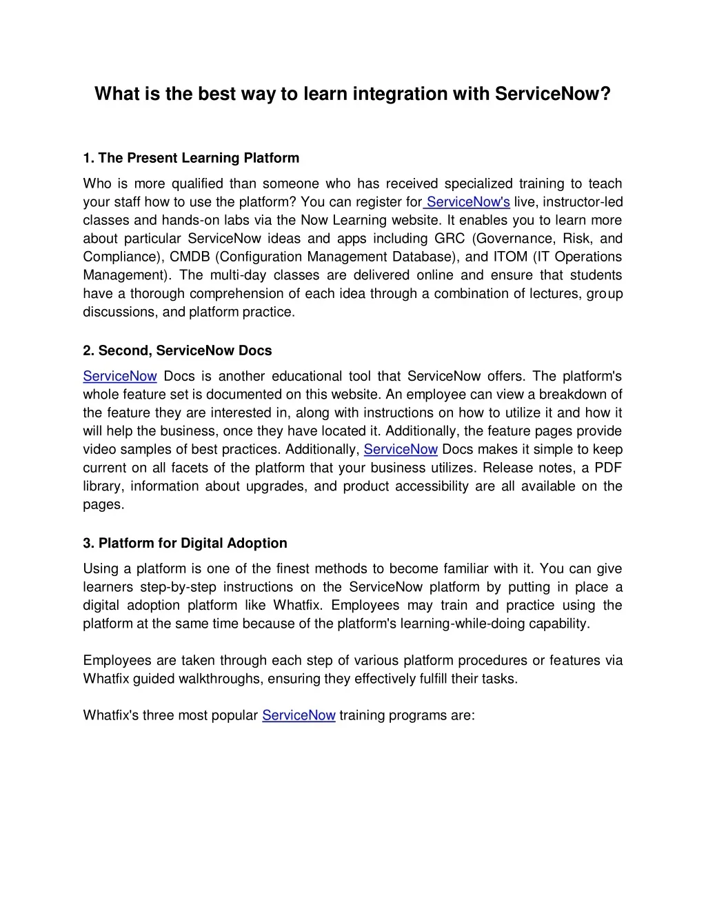 PPT - What is the best way to learn integration with ServiceNow ...