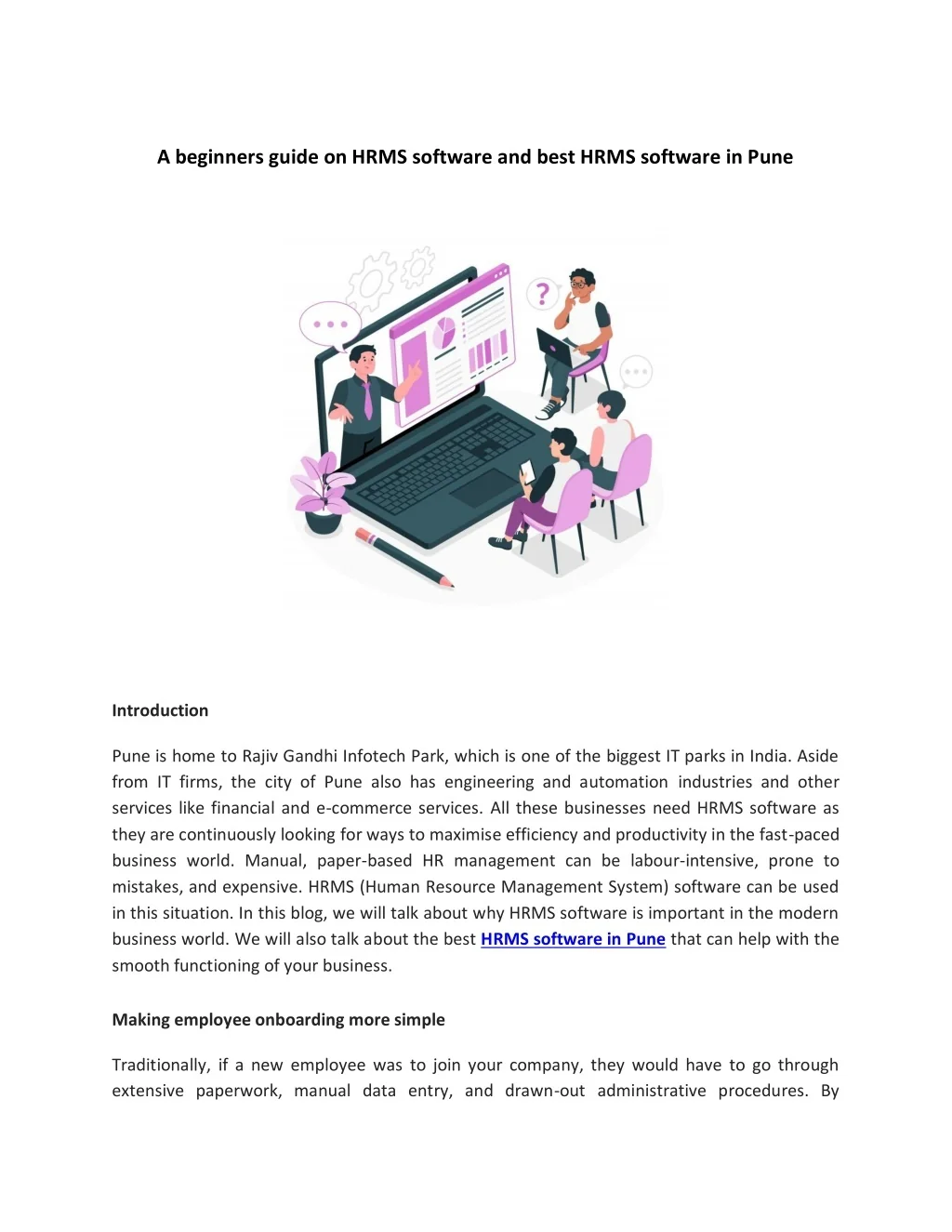 PPT - Opportune-A beginners guide on HRMS software and best HRMS software in Pune PowerPoint ...