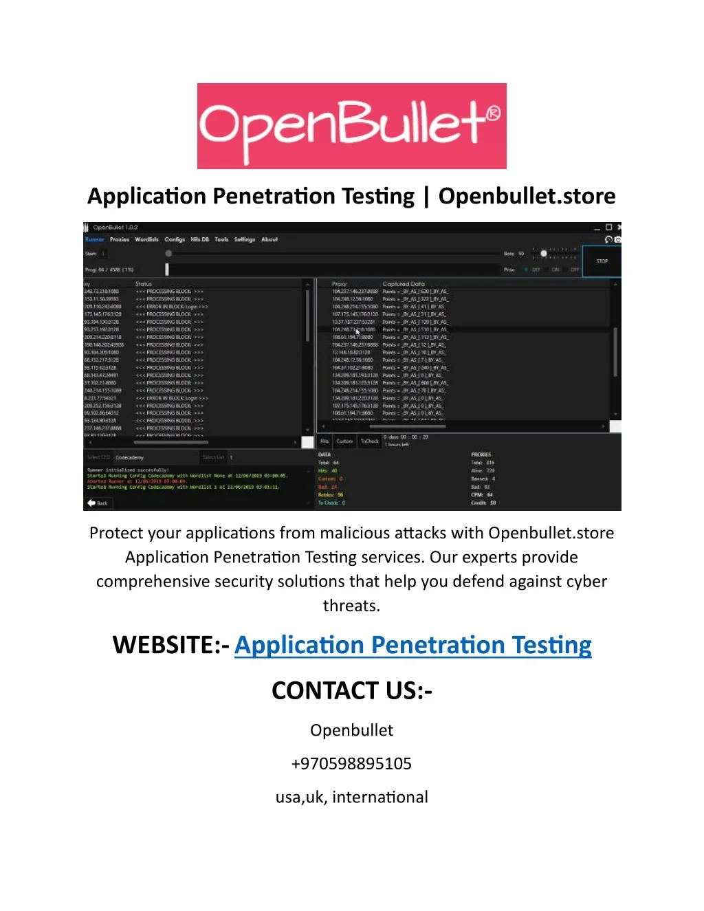 PPT - Application Penetration Testing Openbullet.store 1 (1) PowerPoint ...