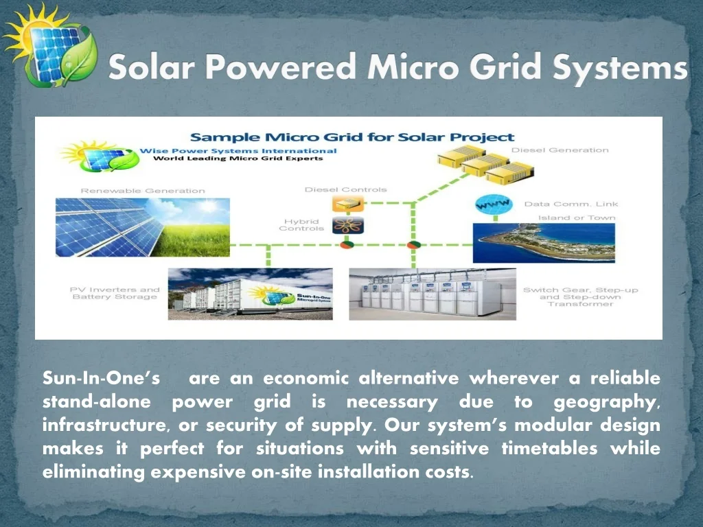 PPT - Solar Powered Micro Grid Systems PowerPoint Presentation, free ...