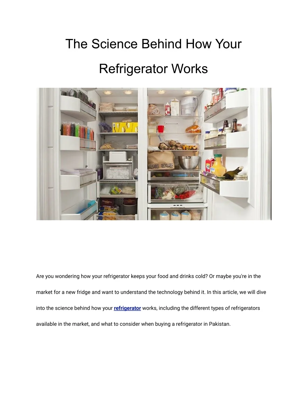 PPT - The Science Behind How Your Refrigerator Works (1) PowerPoint ...