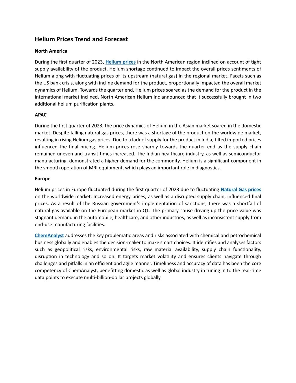 PPT - Helium Prices Trend and Forecast PowerPoint Presentation, free ...