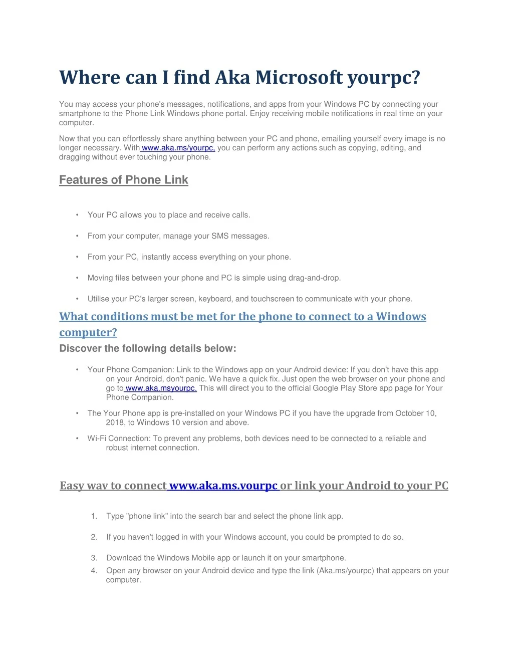 PPT - Where can I find Aka Microsoft yourpc? PowerPoint Presentation ...