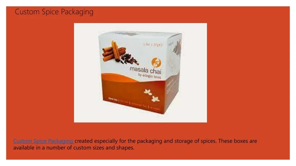 PPT - Custom Spice Packaging PowerPoint Presentation, free download ...