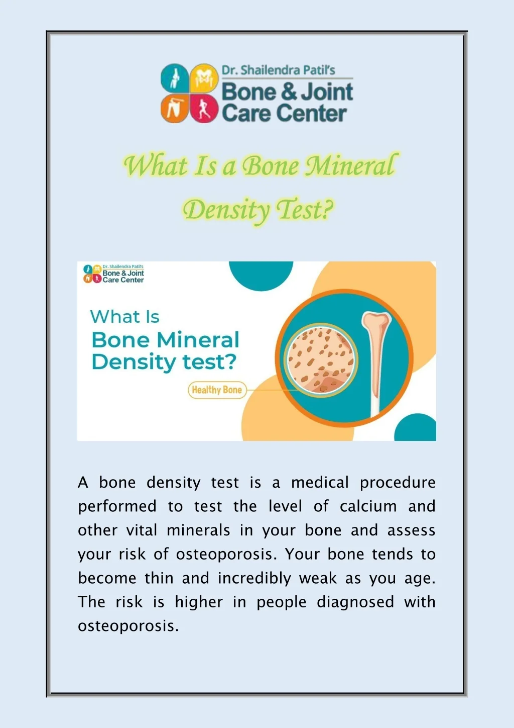 PPT - What Is a Bone Mineral Density Test? PowerPoint Presentation ...