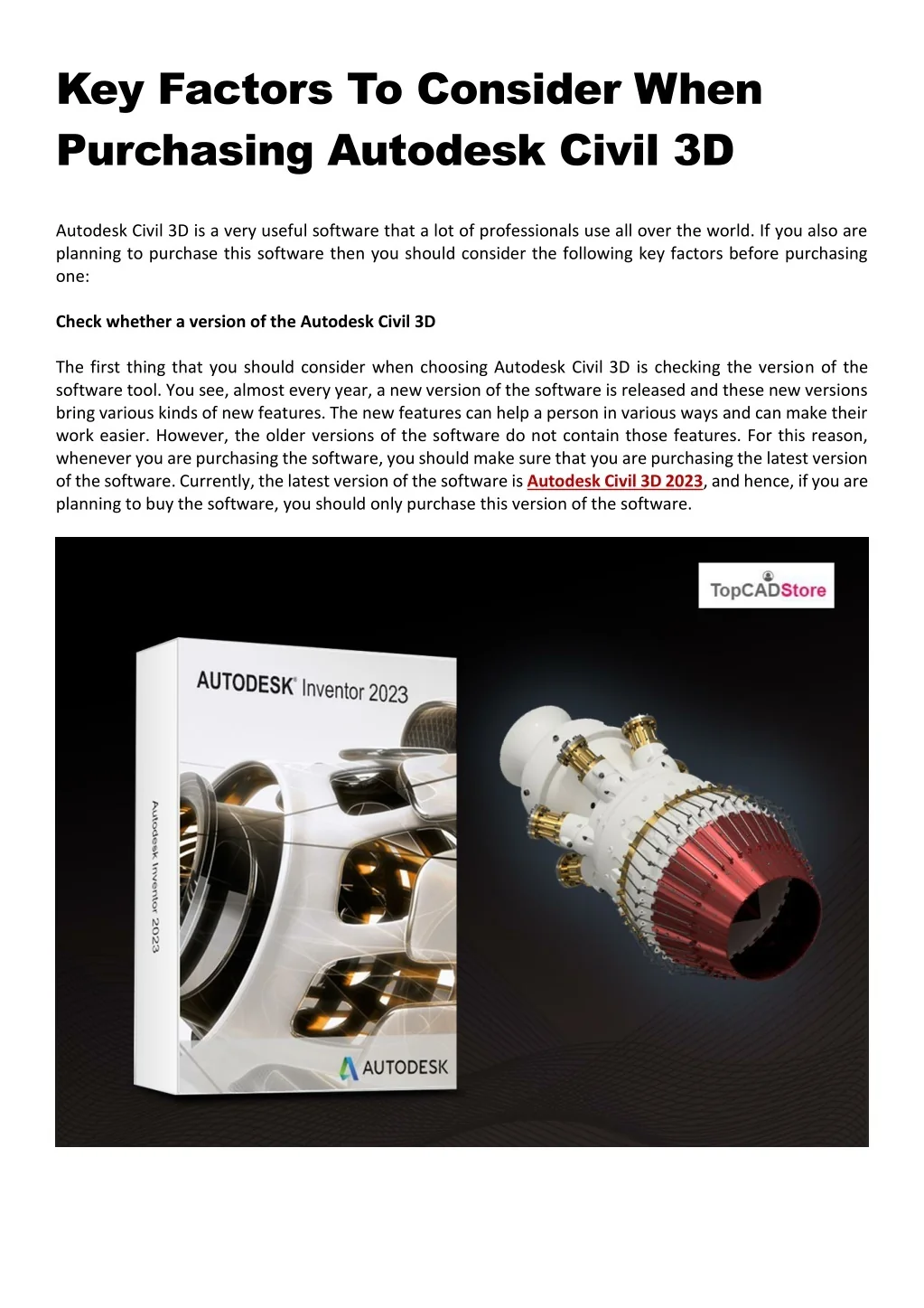 PPT - Key Factors To Consider When Purchasing Autodesk Civil 3D ...
