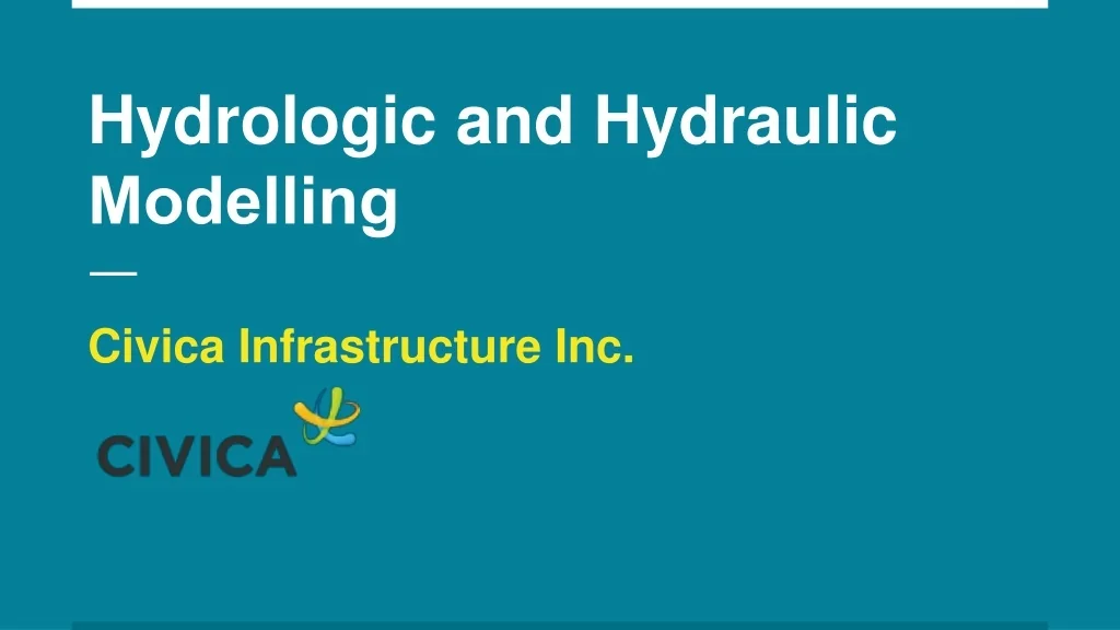 PPT - Hydrologic and Hydraulic Modelling PowerPoint Presentation, free ...