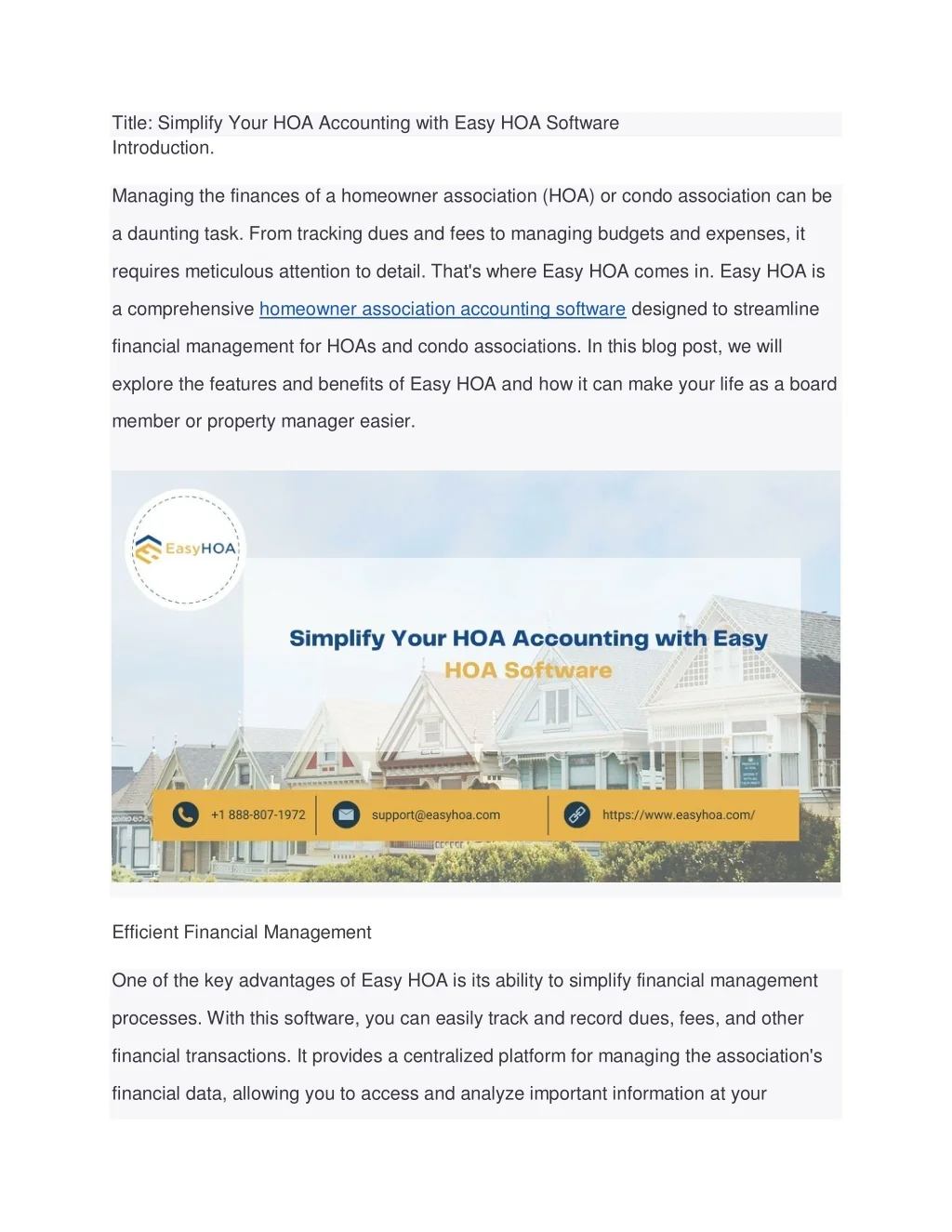 PPT - Simplify Your HOA Accounting with Easy HOA Software PowerPoint ...