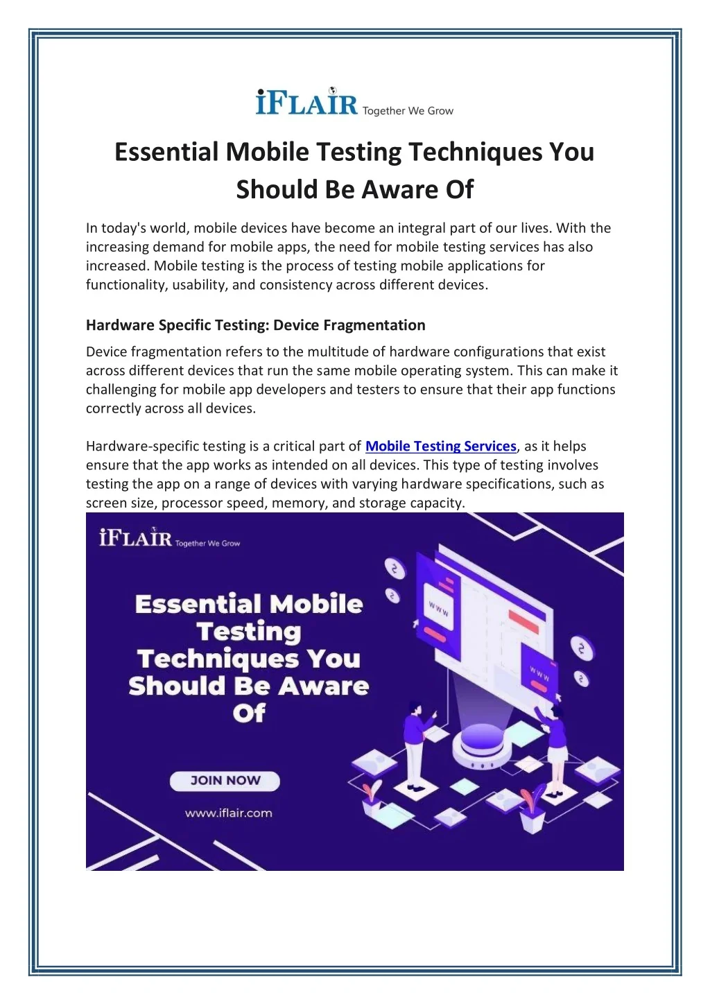 PPT - Essential Mobile Testing Techniques You Should Be Aware Of ...