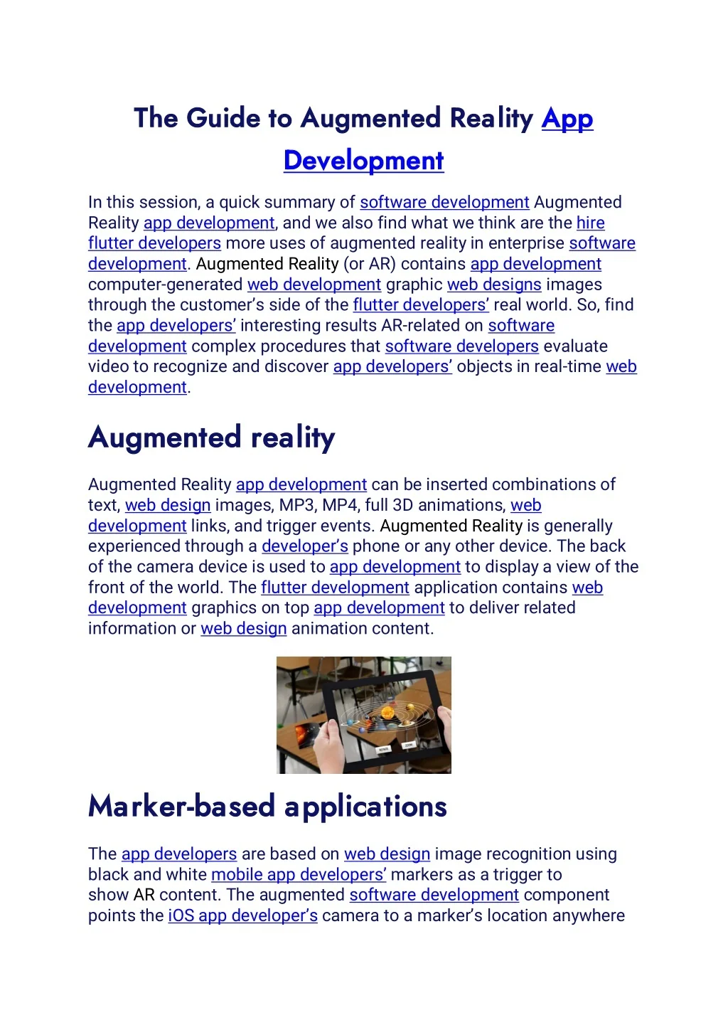 PPT - The Guide to Augmented Reality App Development PowerPoint ...