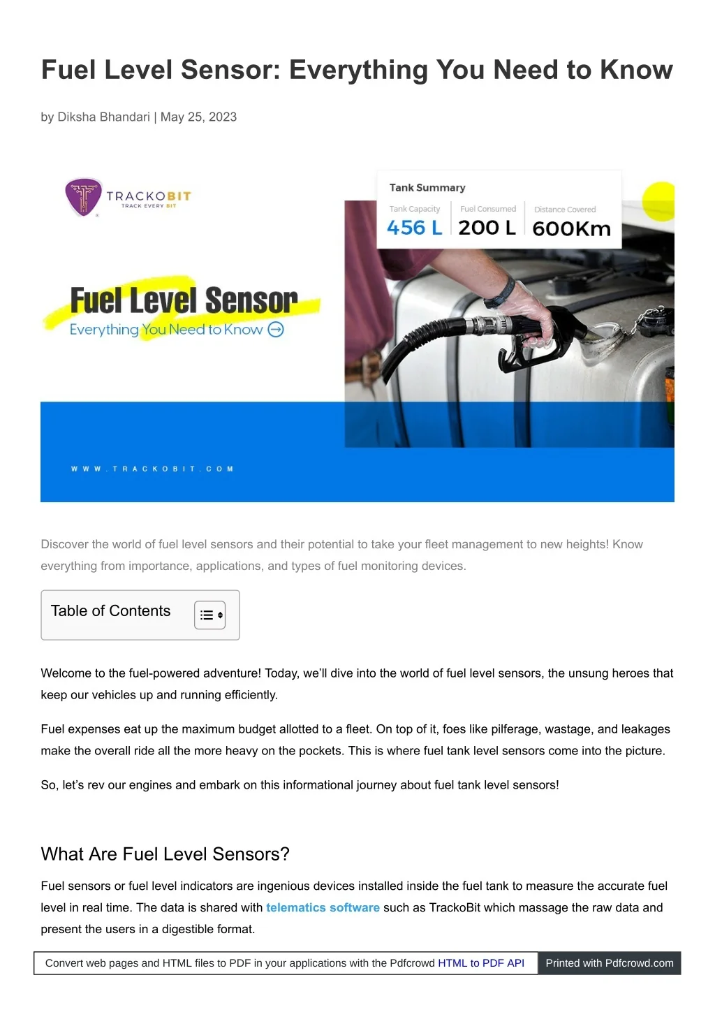 PPT - Fuel Level Sensor: Everything You Need to Know PowerPoint ...