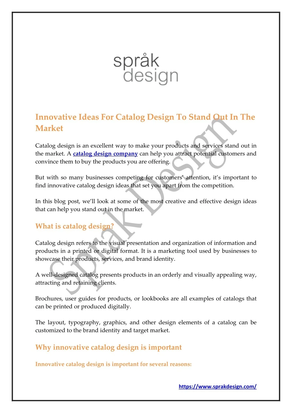 PPT - Innovative Ideas For Catalog Design To Stand Out In The Market ...