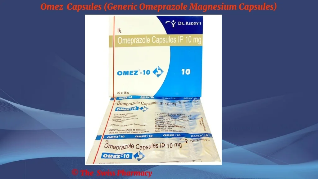 PPT - Omez Capsules (Generic Omeprazole Magnesium Capsules) PowerPoint ...