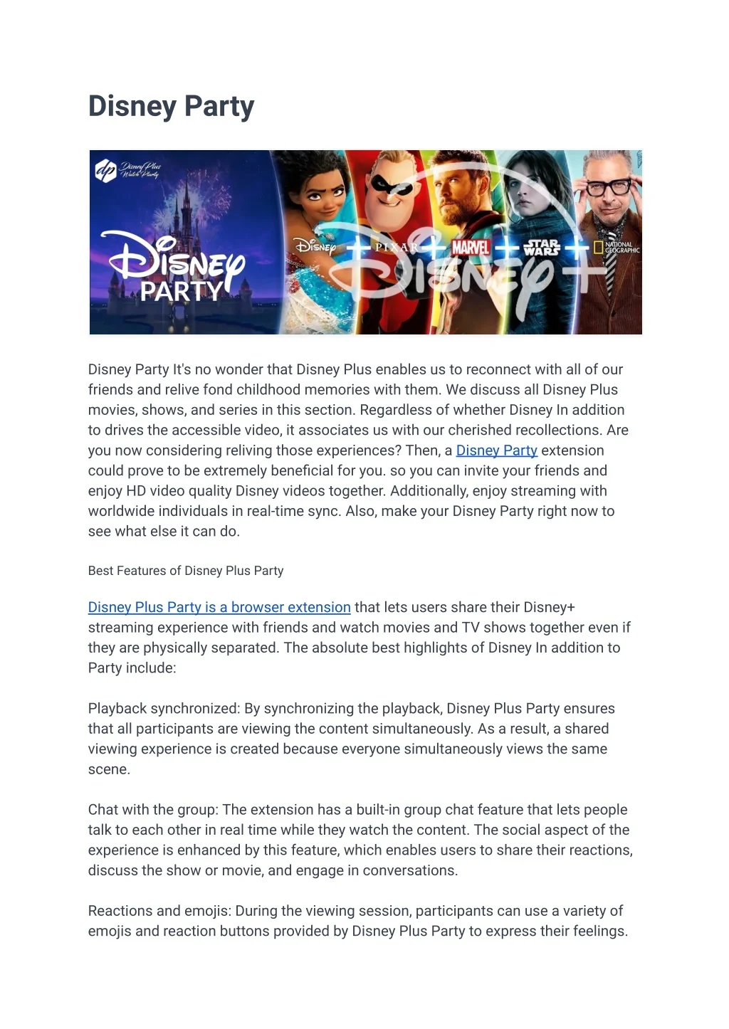 PPT - Disney Party PowerPoint Presentation, free download - ID:12201155